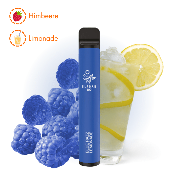ELF BAR 600 - Blue Razz Lemonade - Mit Nikotin ELF BAR 600 - Blue Razz Lemonade - Mit Nikotin